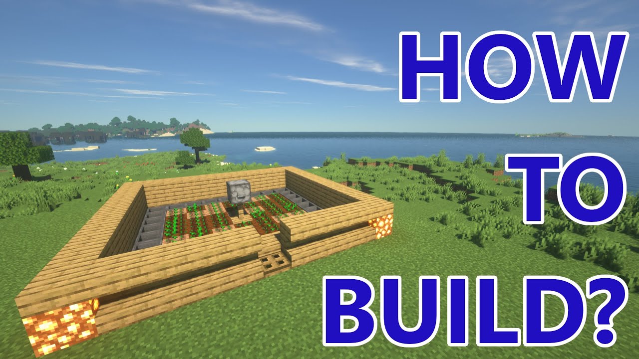How to Build an Easy and Beautiful Farm in Minecraft! 🌾🏡 - YouTube