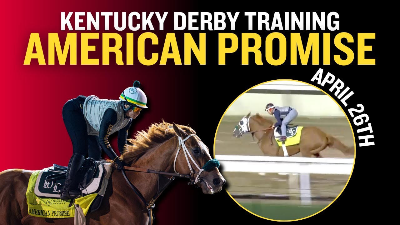 Kentucky Derby Training: AMERICAN PROMISE Workout - April 26 - YouTube