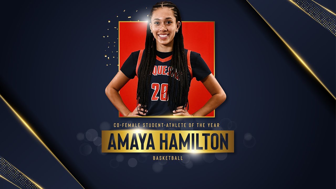 Amaya Hamilton: Co-Female Student-Athlete of the Year - YouTube