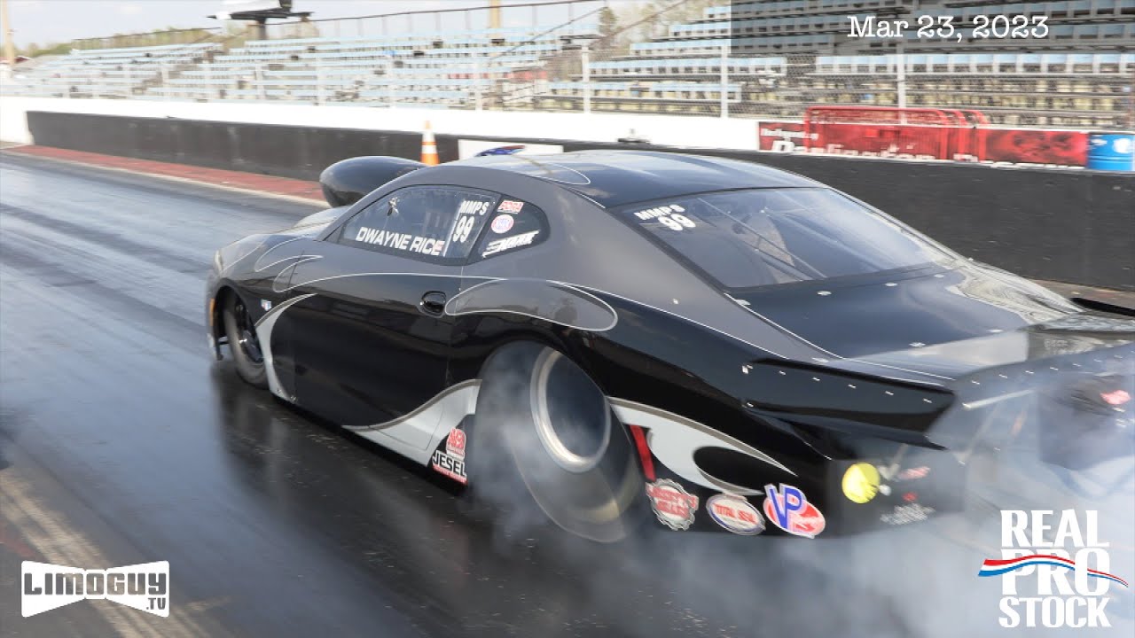 Real Pro Stock - PDRA GALOT Buildup -Dwayne Rice Testing At The ...