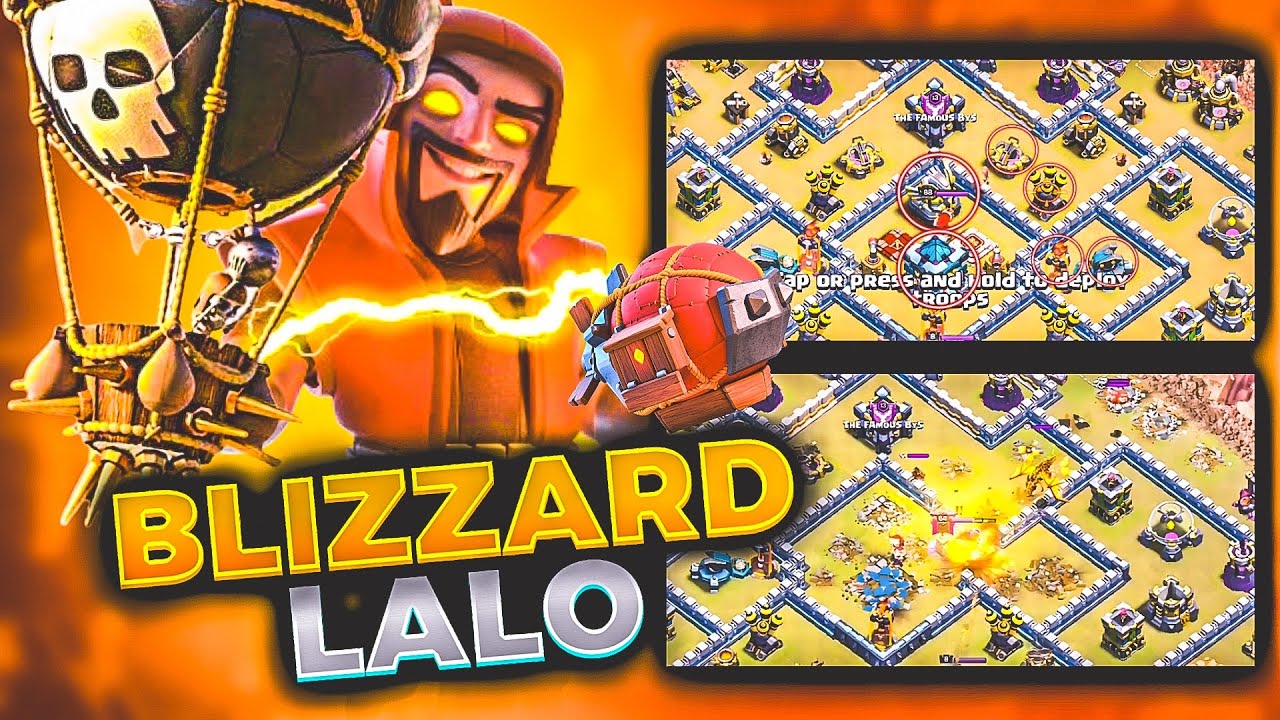How to Use Bliz Lalo | TH12 Blizzard Lavaloon Strategy | Bliz Lalo Is ...
