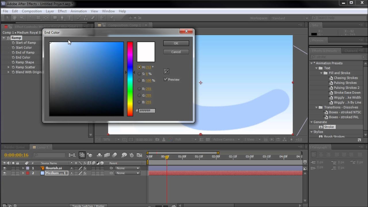 After Effects Tutorial: Create Flourishes! -HD- - YouTube