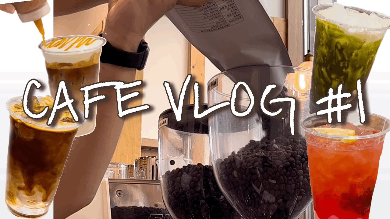 Cafe Vlog 1 고3 텐퍼센트커피 마감알바 2개월 차 카페브이로그 고3 알바 브이로그 19살 수시러