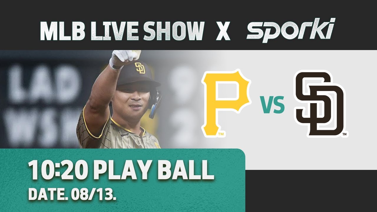 [MLB LIVE SHOW 다시보기] 이인환x송재우 l PIT vs SD 김하성 2안타 1도루 경기 (08.13) - YouTube