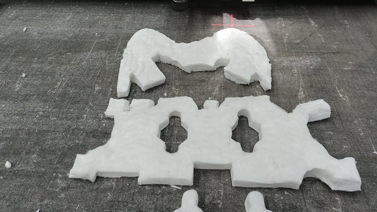 How to Cut Ceramic Fiber Blanket with CNC knife cutting machine - YouTube