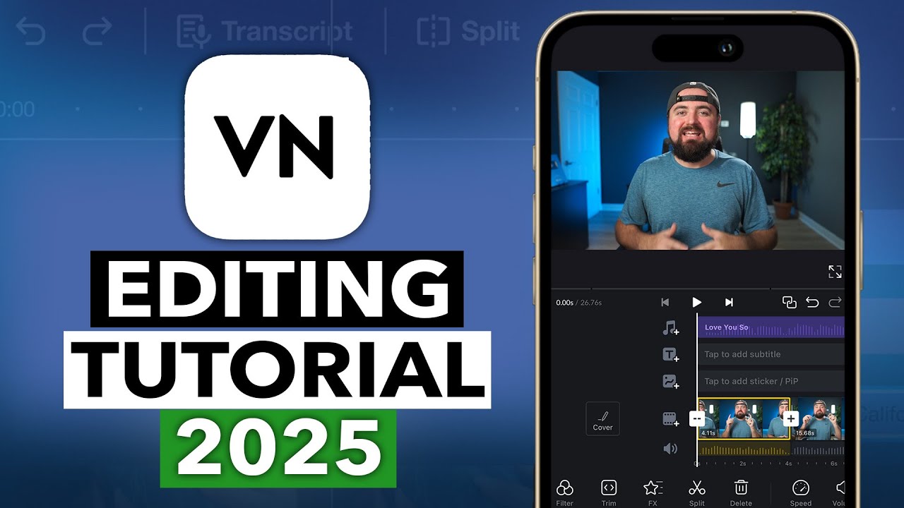 VN Video Editing Tutorial (2025) - YouTube