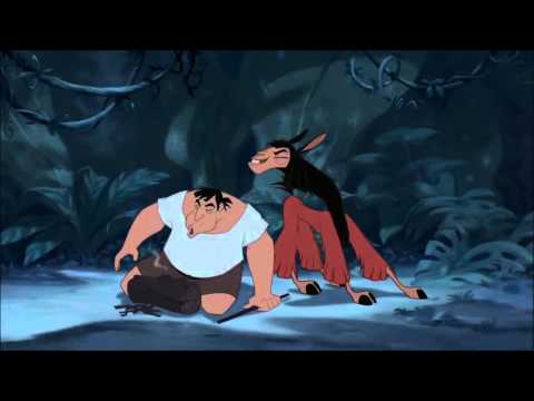 The Emperors New Groove  Pacha kisses Kuzco HD