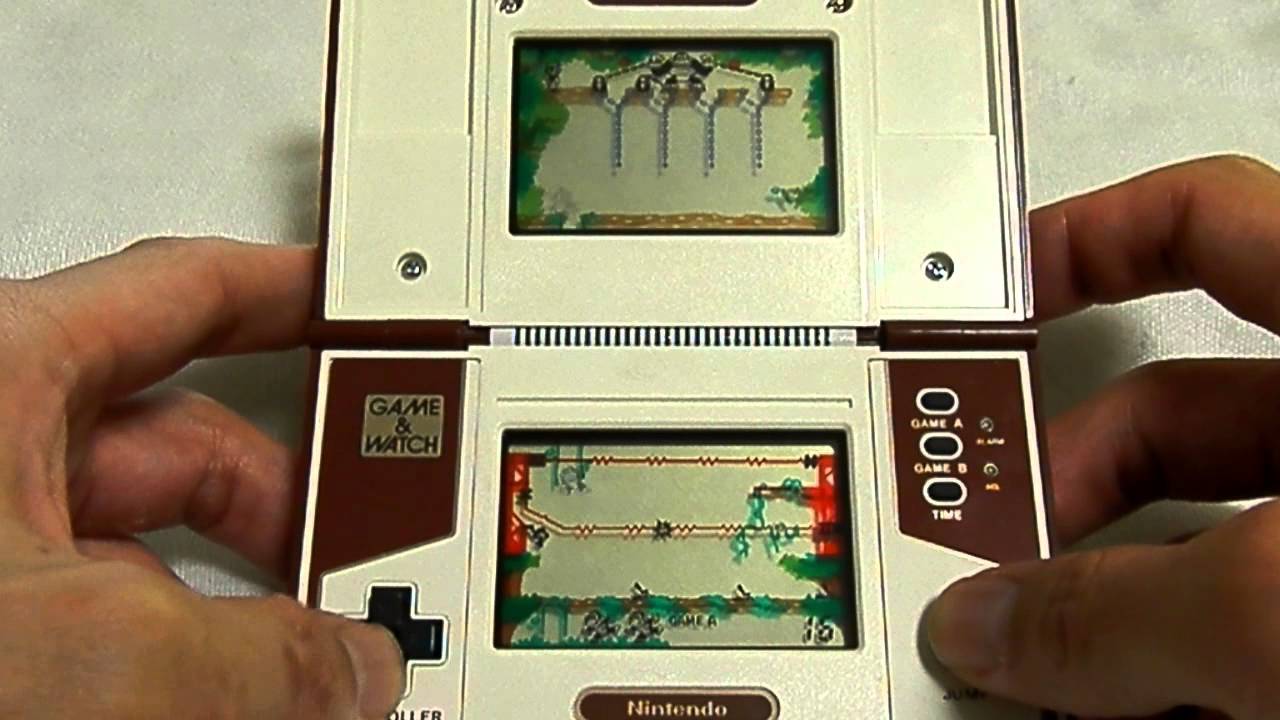 AU12582 Nintendo Game & Watch Multi Screen Donkey Kong II JR-55 1983 ...