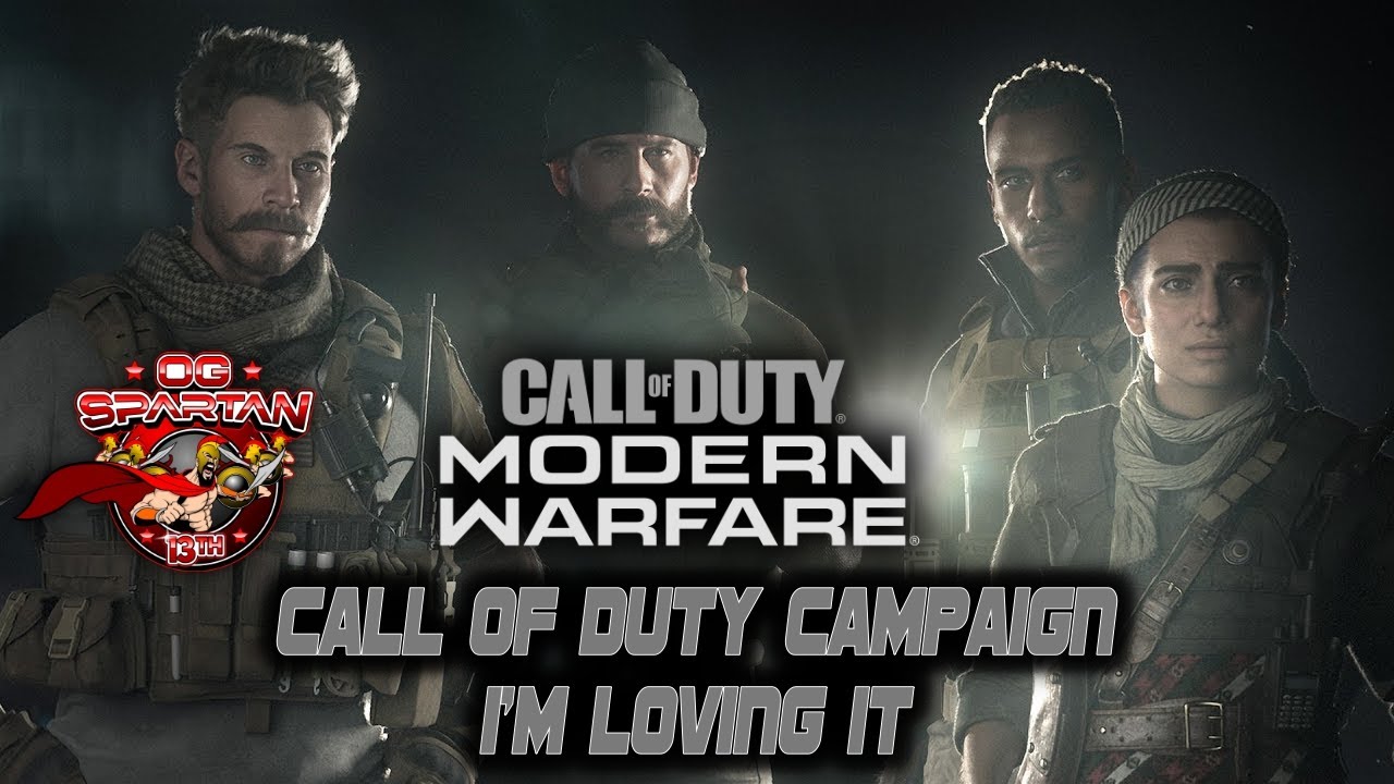 Playing some Call of duty MW campaign for the first time. let's see how ...