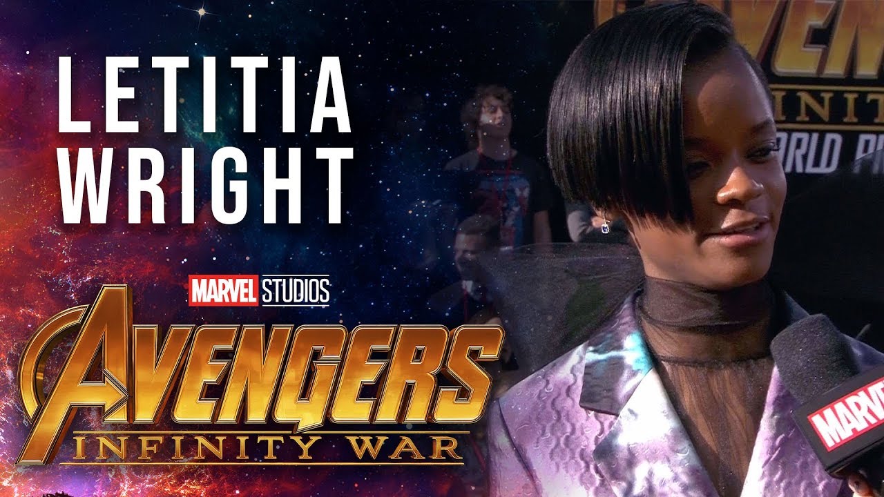 Letitia Wright Live from the Avengers: Infinity War Premiere - YouTube