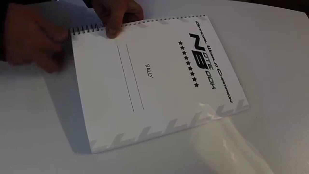 Rally NoteBook Binding System / Tutorial - YouTube