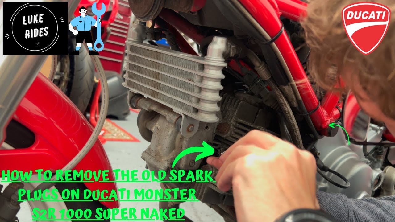 Ducati Monster S2R 1000 / How To Remove The Old Spark Plugs - YouTube