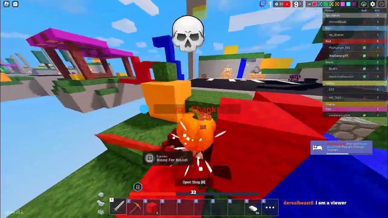 Roblox Bedwars Crypt Kit Game Play Youtube