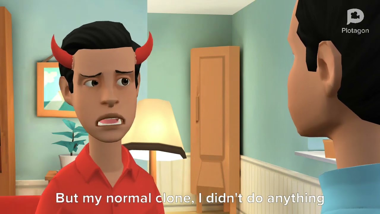 My Evil Clone Gets Grounded For Nothing - YouTube