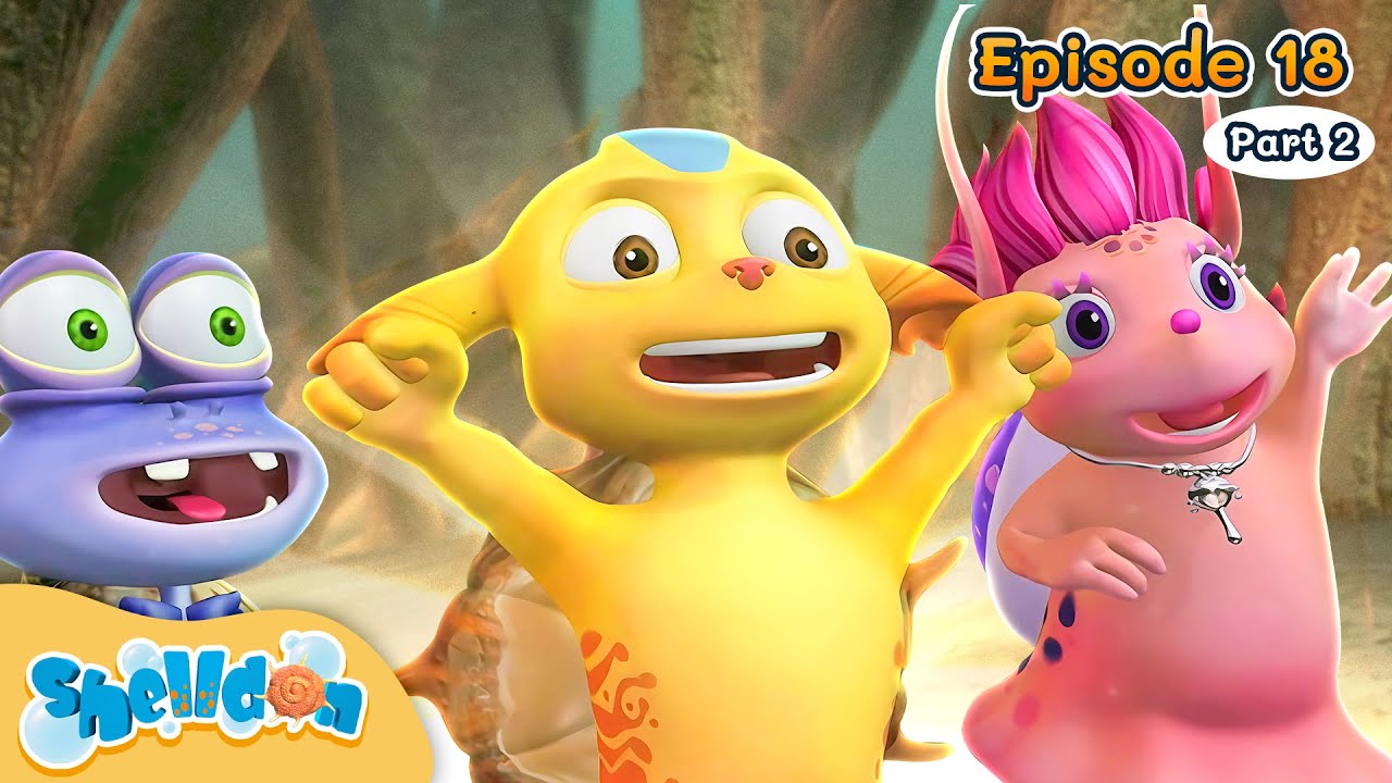 Trapped in the Shallows | S1 Episode 18-2 | Underwater Adventure🌊 Shelldon | @ShelldonEnglish ...