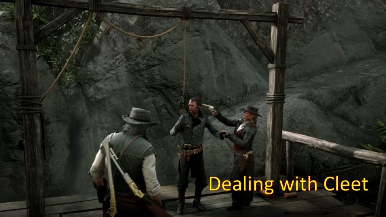 Red Dead Redemption 2: Dealing with Cleet - YouTube