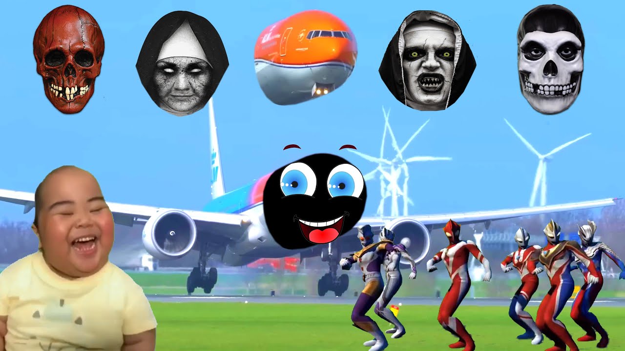 Ghost airplane face very very dangerous video | horror funny moments ...