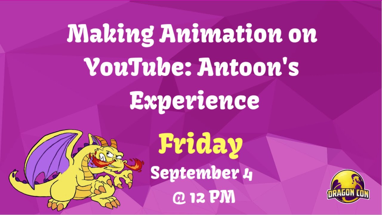 Making Animation on YouTube: Antoon's Experience - YouTube