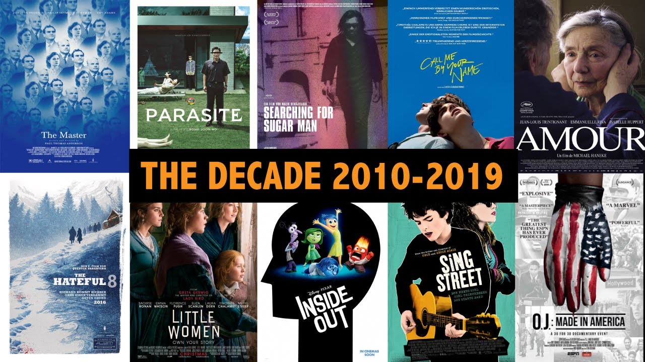 My Favourite Films of the Decade (2010-2019) - YouTube