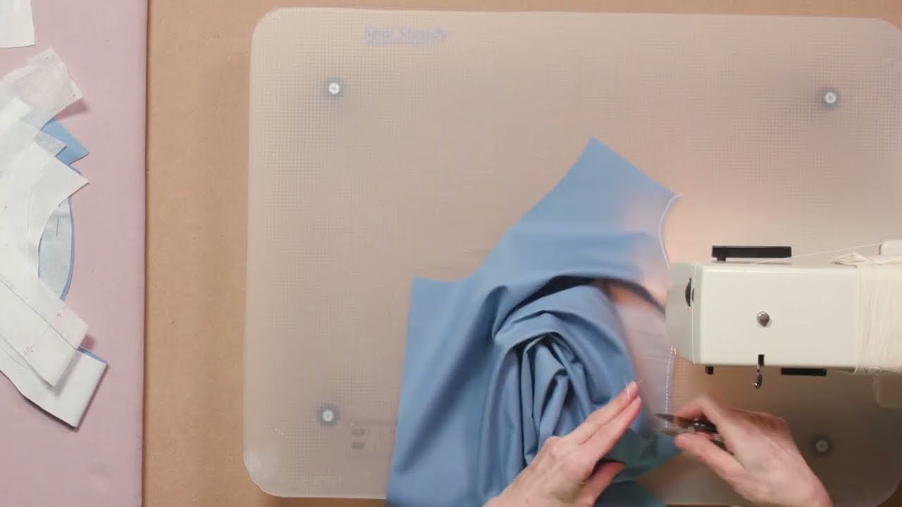 How to Stay stitch a blouse | Sew with Sally - YouTube