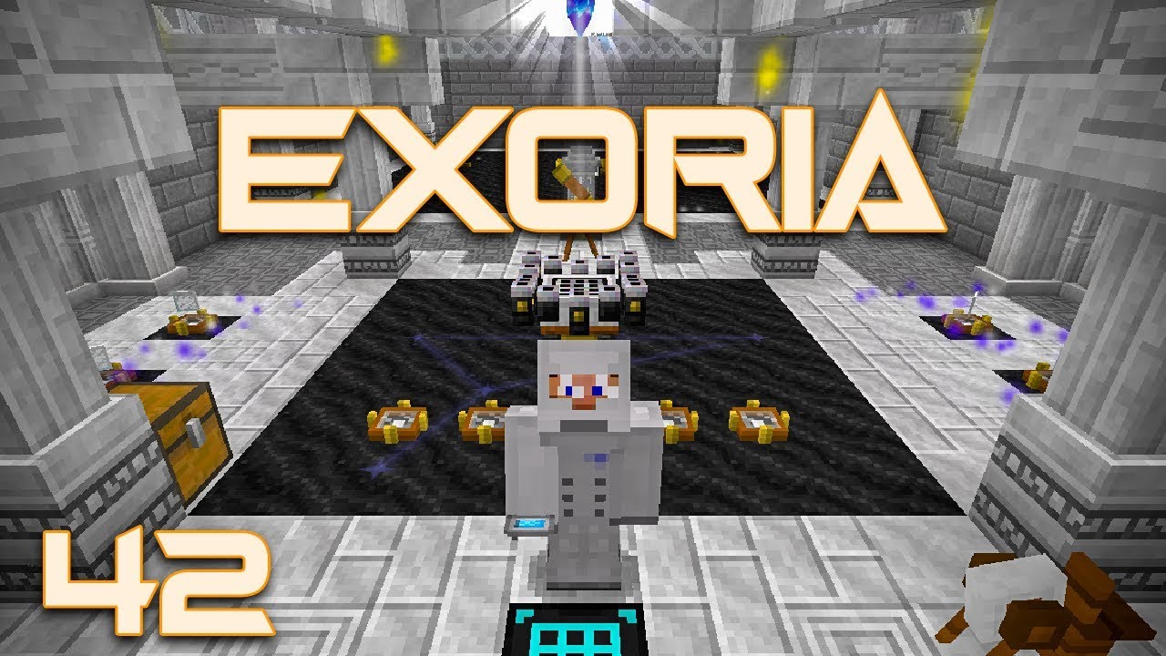 Exoria EP42 Interdimensional Refined Storage Network - YouTube
