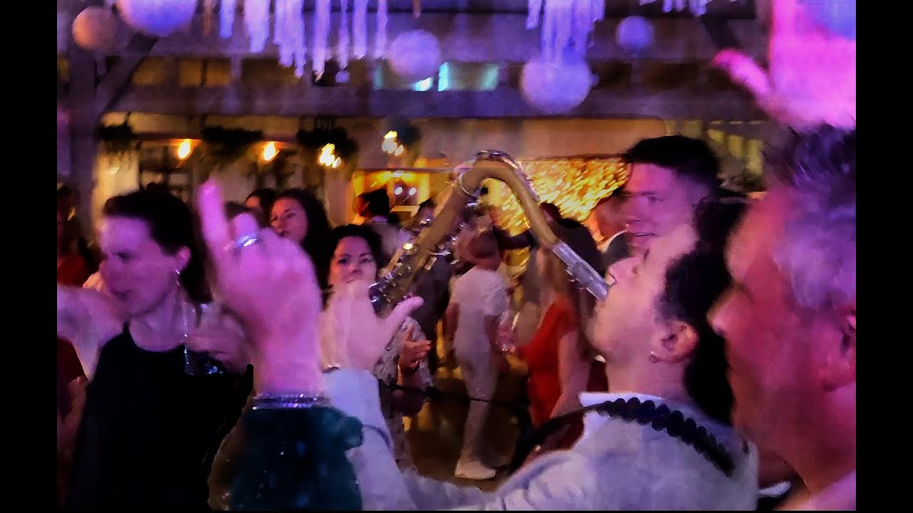 DJ and Saxophone player - Live at a Wedding Party - YouTube