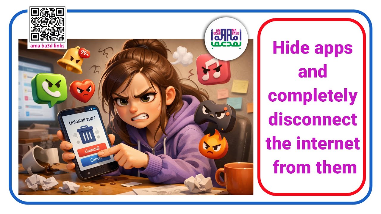 Hide apps and completely disconnect the internet from them - YouTube
