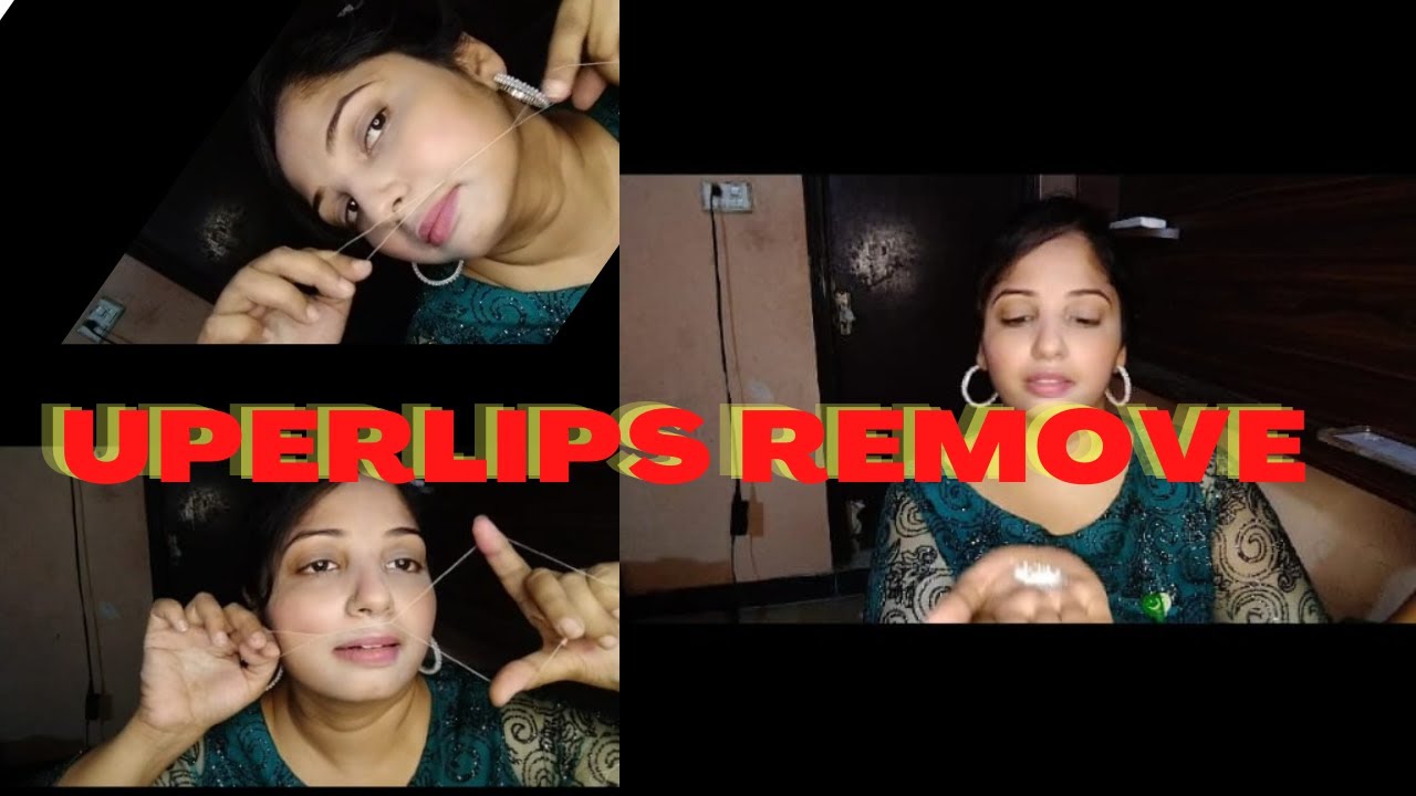 upper lips threading at home | Urooj Ayaz Vlogs - YouTube