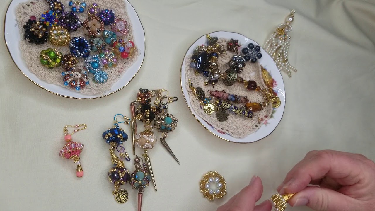 New Beaded Beads I've been making and what I do with them. - YouTube