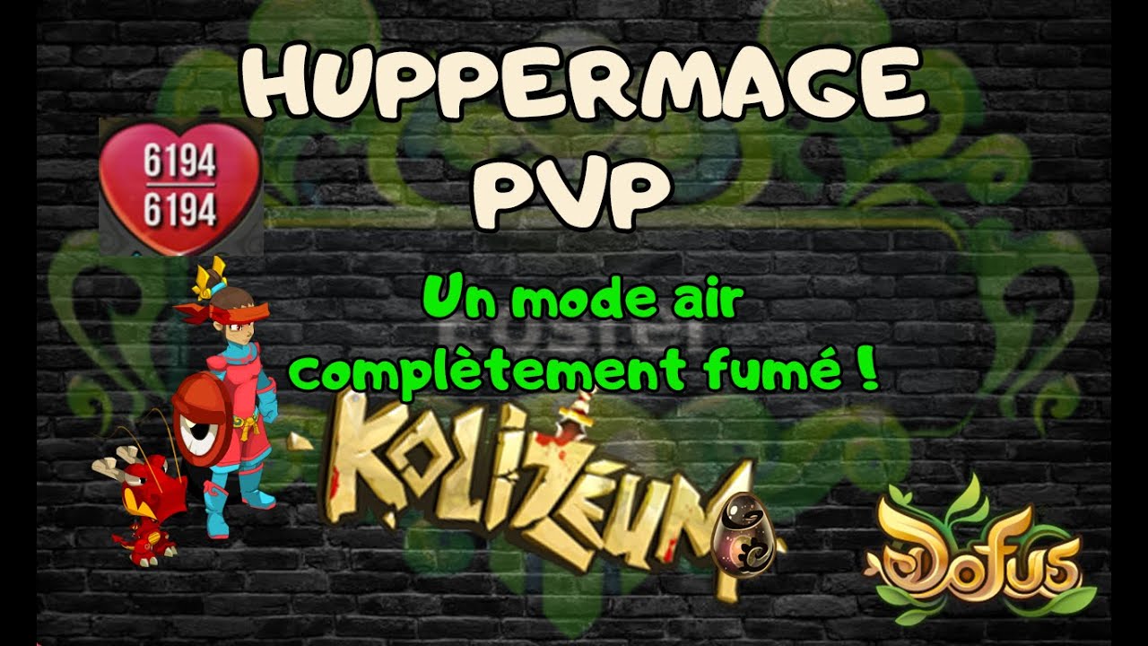 [DOFUS] HUPPERMAGE PVP ; Un mode complètement fumé et polyvalent - YouTube