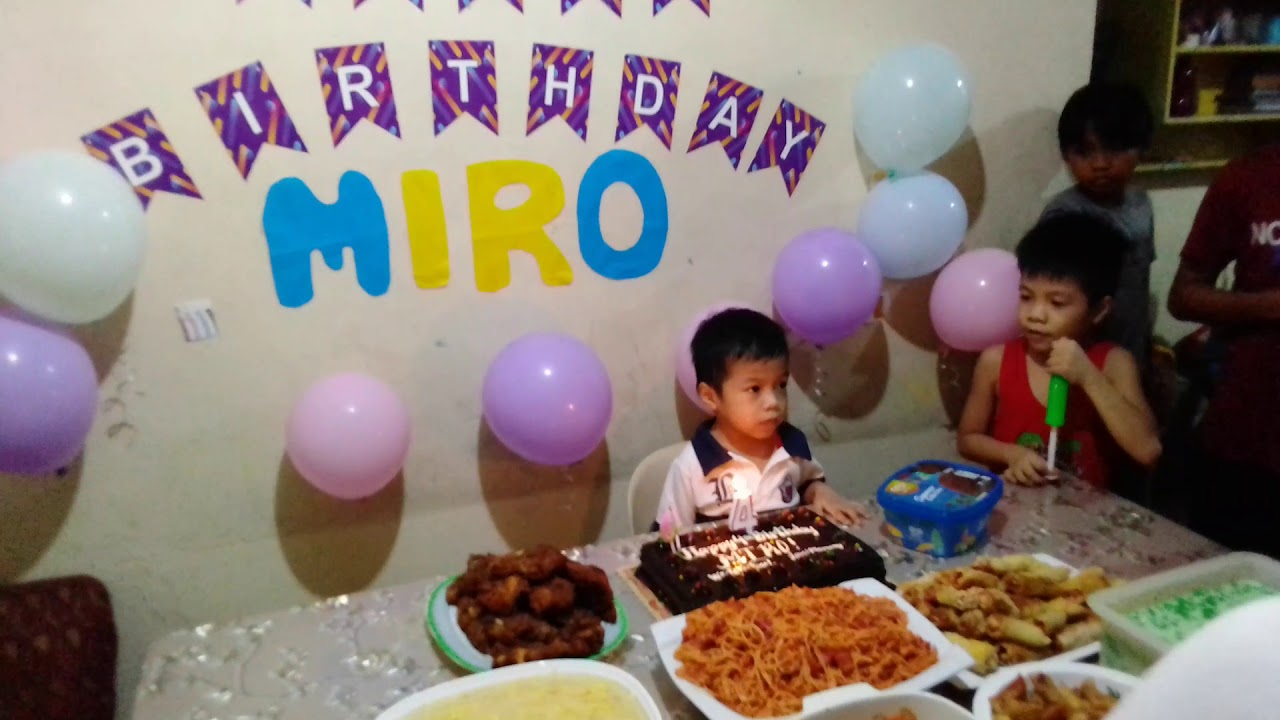 HAPPY BIRTHDAY 🎂🎉 BABY MIRO😘🥰🥳 - YouTube
