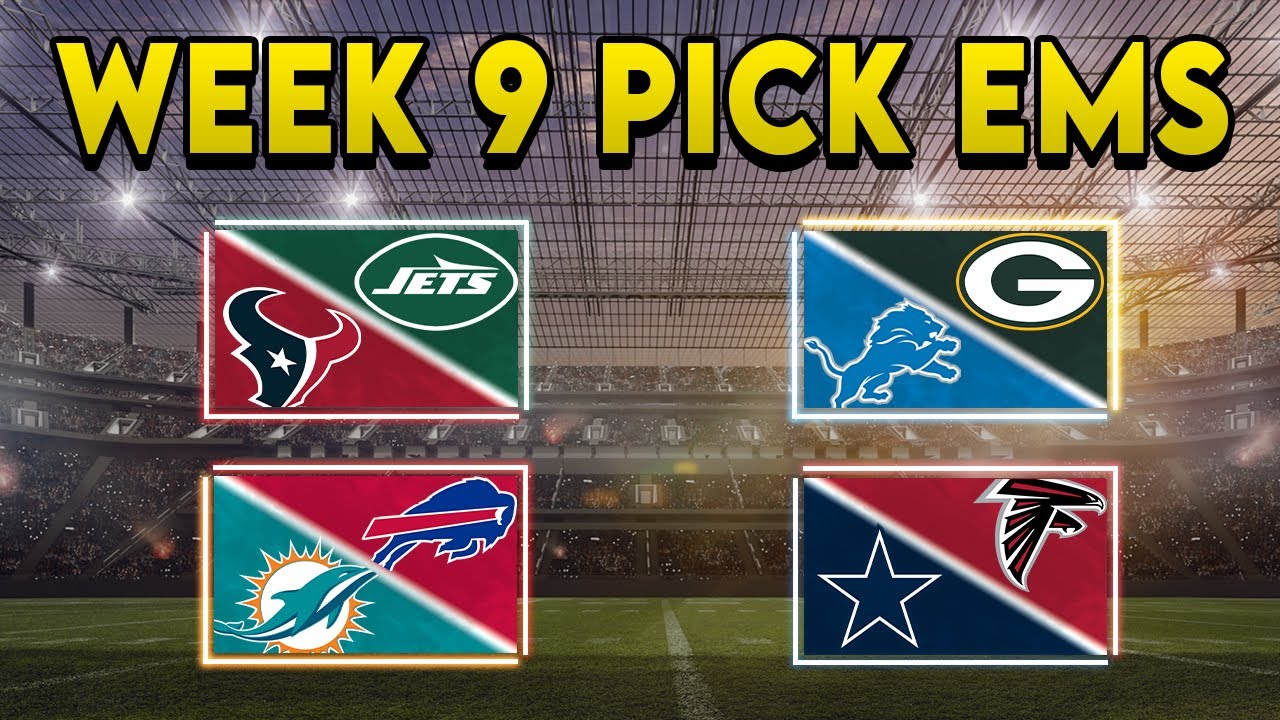 Week 9 NFL Pick 'Ems - YouTube