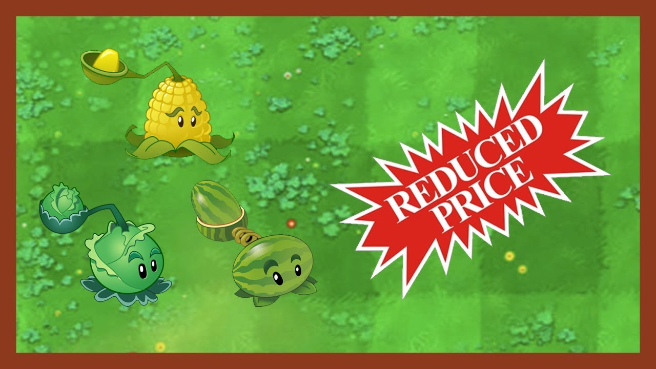 Plants vs Zombies Custom Stage - All plants with discounted price - YouTube