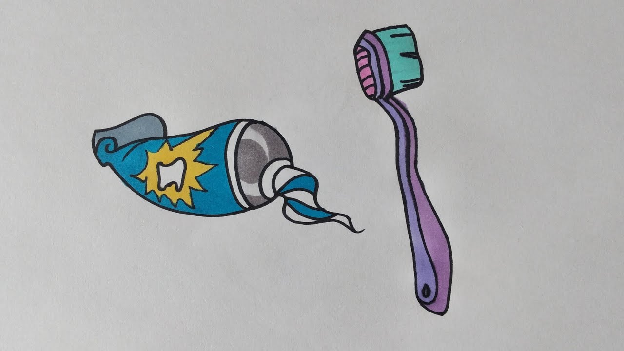 How to color toothpaste - YouTube