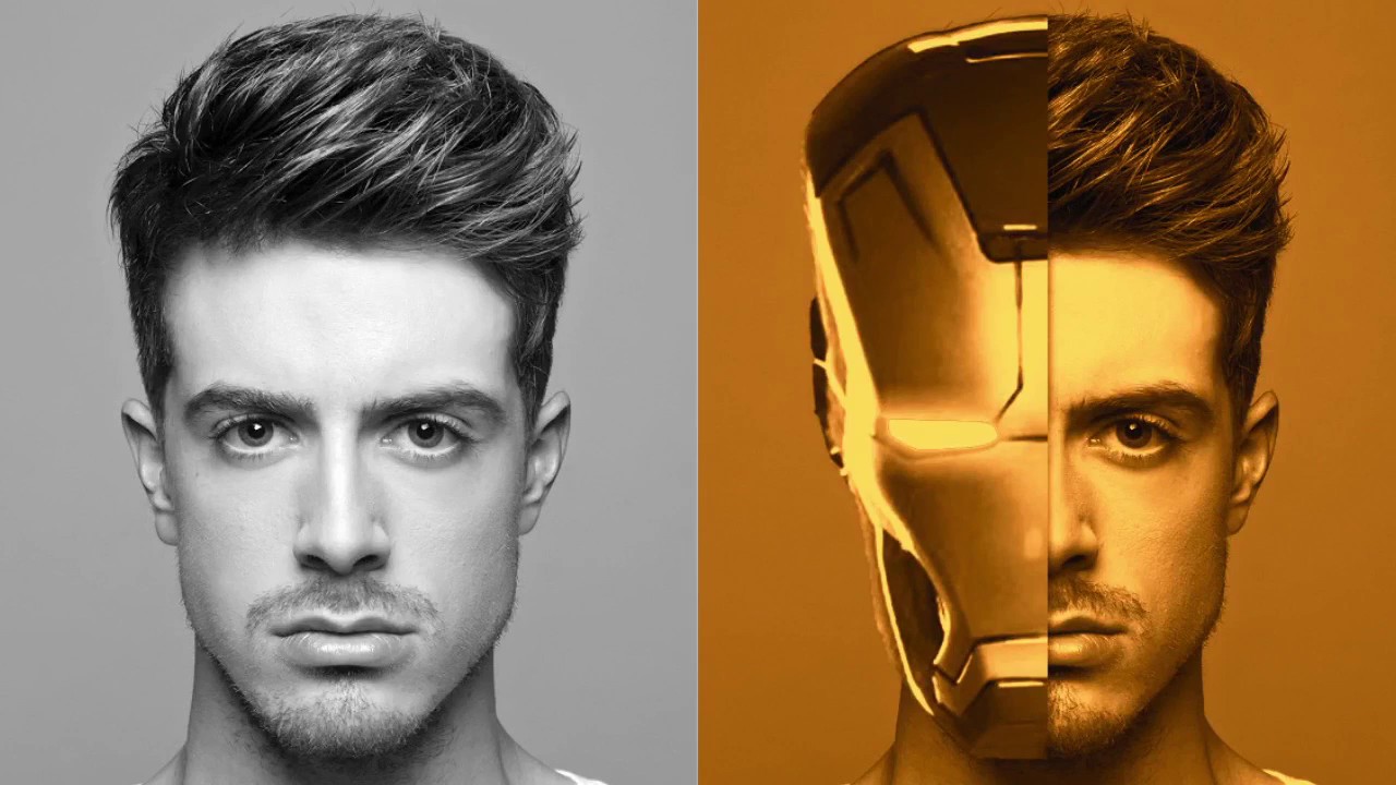 How to create the superhero face in Photoshop - YouTube