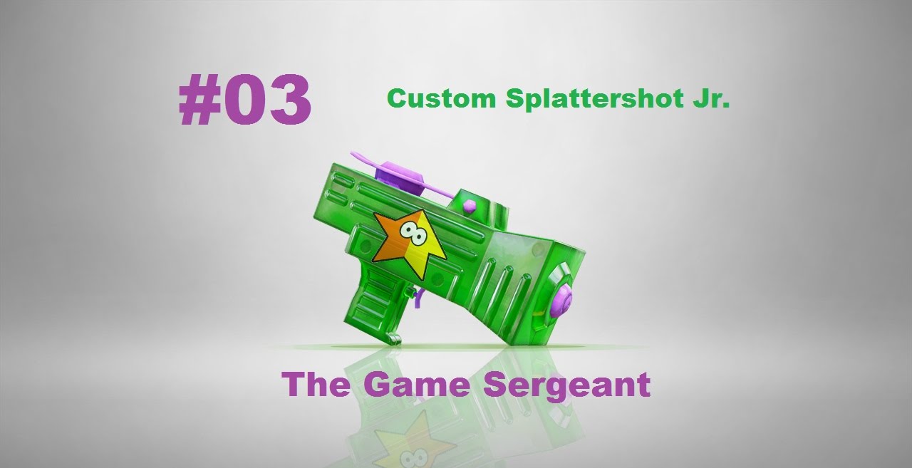 #03 (Custom Splattershot Jr.) - Splatoon Weapon Test - YouTube