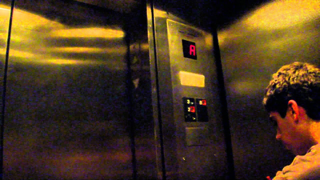 Dark Otis Bottom-Drive Traction Elevator at Bow-Tie Cinemas (5 Landmark ...