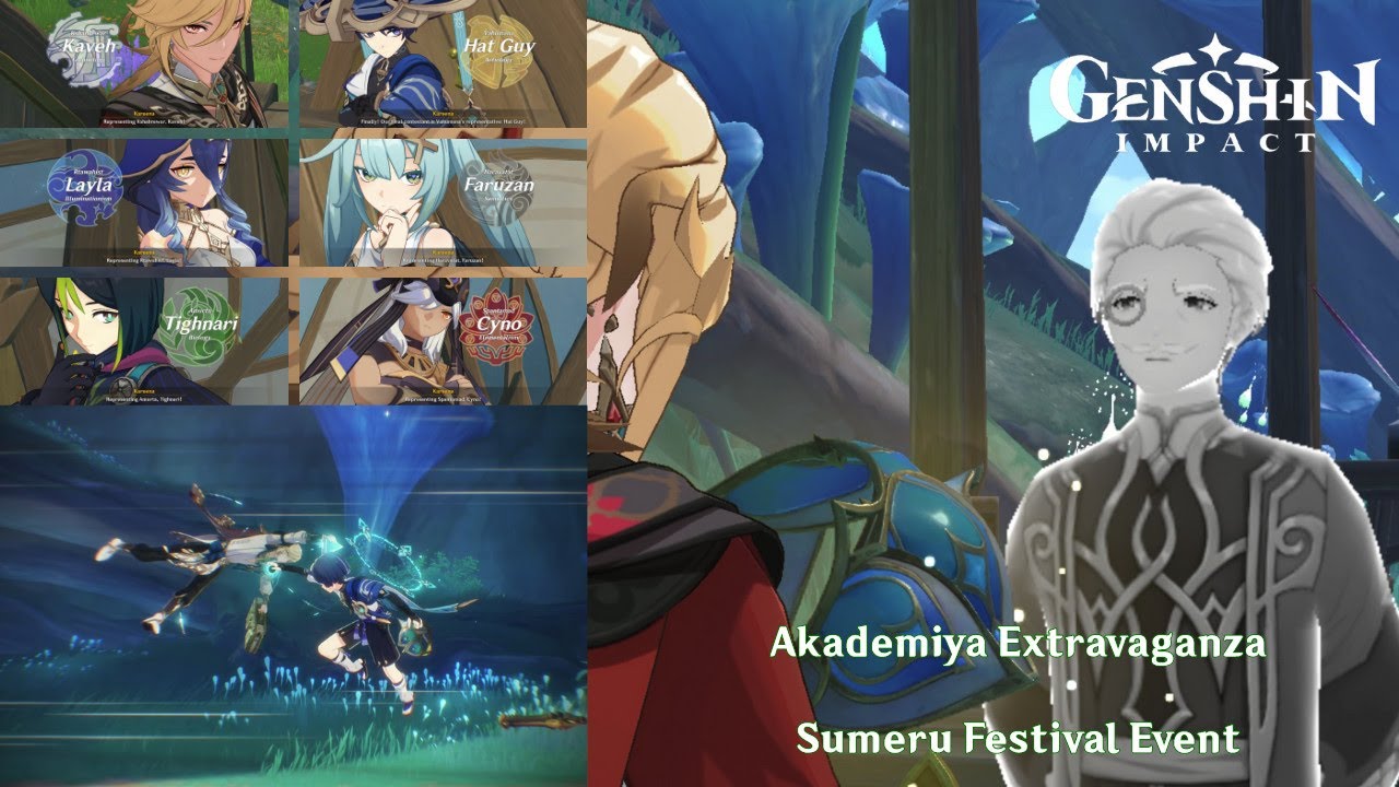 Genshin Impact 3.6 - Akademiya Extravaganza: Sumeru Festival Event ...