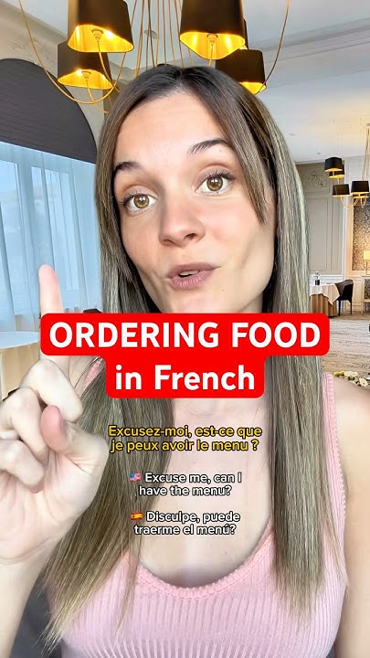 Ordering food in FRENCH! #frenchlanguage #french #frenchforbeginner # ...
