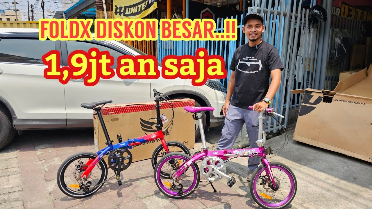 Sepeda Lipat FOLDX XTwo Edisi Super Hero - YouTube