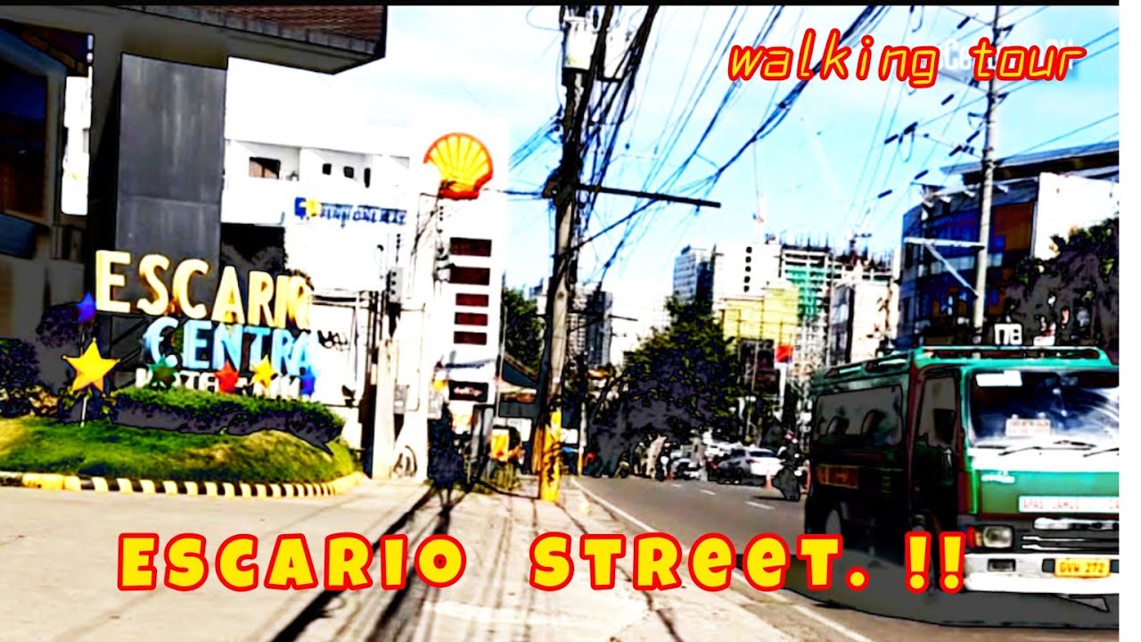 #cebucity 🇵🇭 | WALKING ESCARIO STREET | #walkingtour | Virtual Tour ...