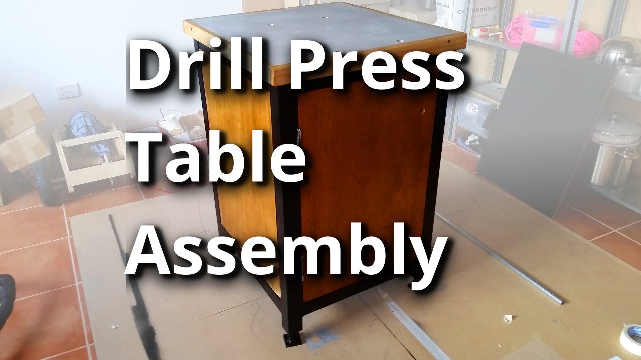 Drill Press Table - Assembly - YouTube