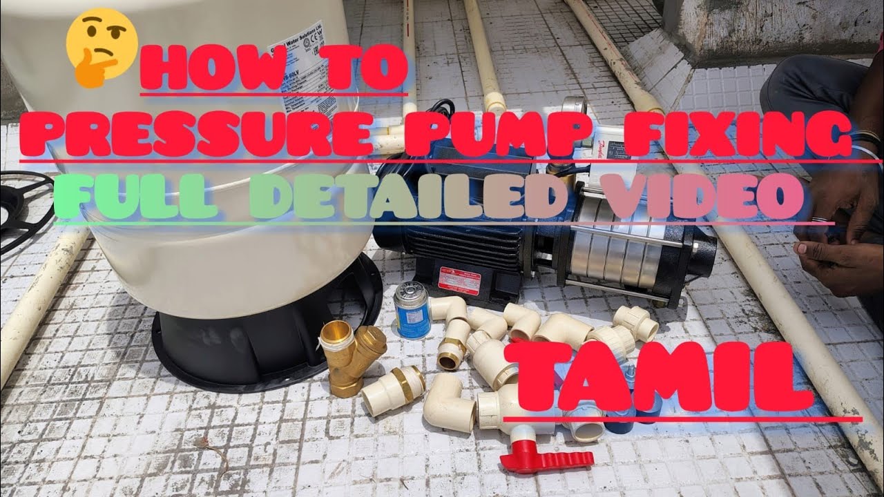 Booster pump fixing | full detailed video #plumbing - YouTube