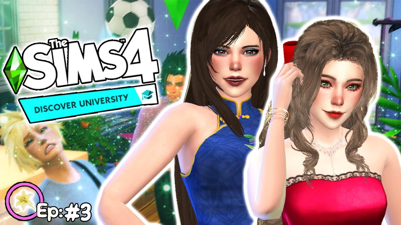 🌺 ️ Aerith and Tifa's University Years! 🖤🥊 EP:3 (# ...