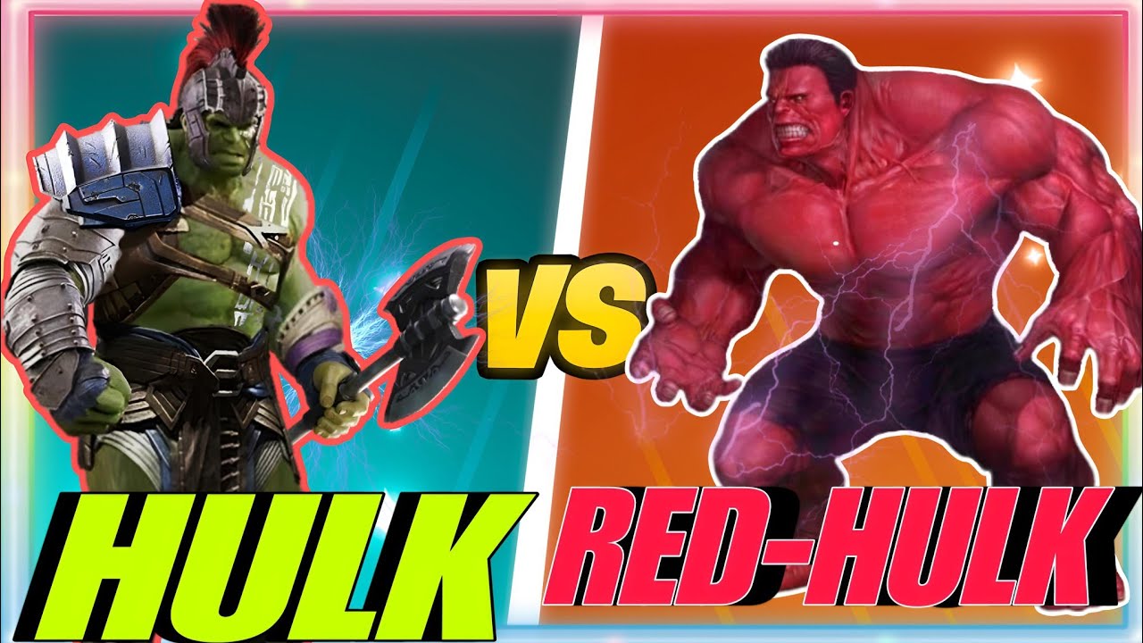 Hulk | Red Hulk | Iron man | Hulk fighting | Red Hulk fighting ...