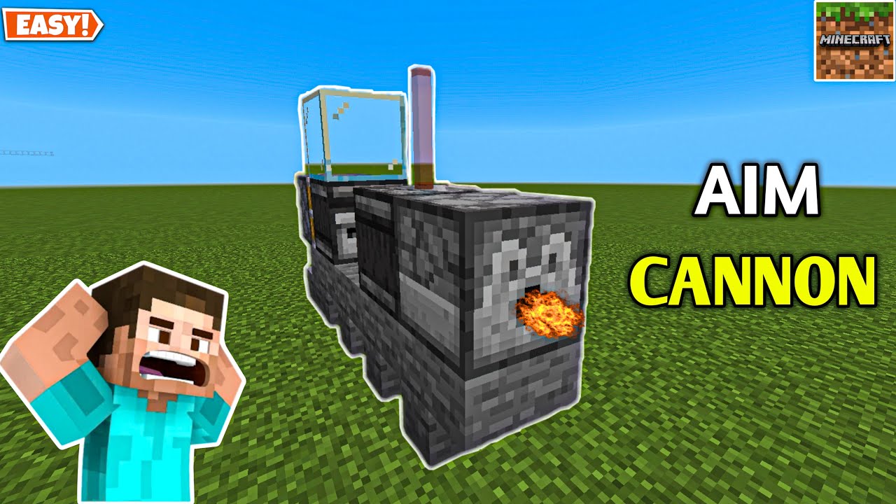 Unique Aim Fire Cannon in Minecraft 😍🔥 - YouTube