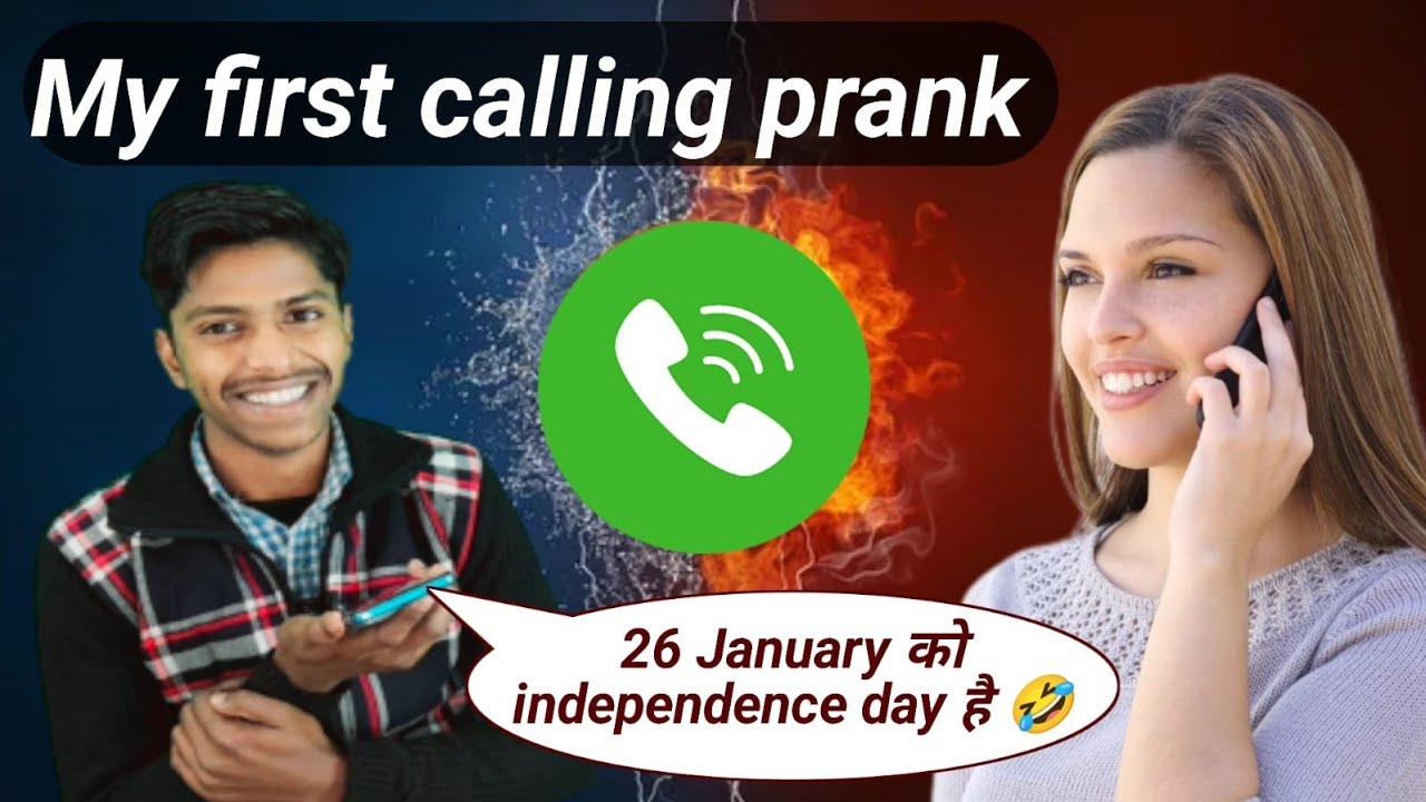 My first call prank video.. - YouTube