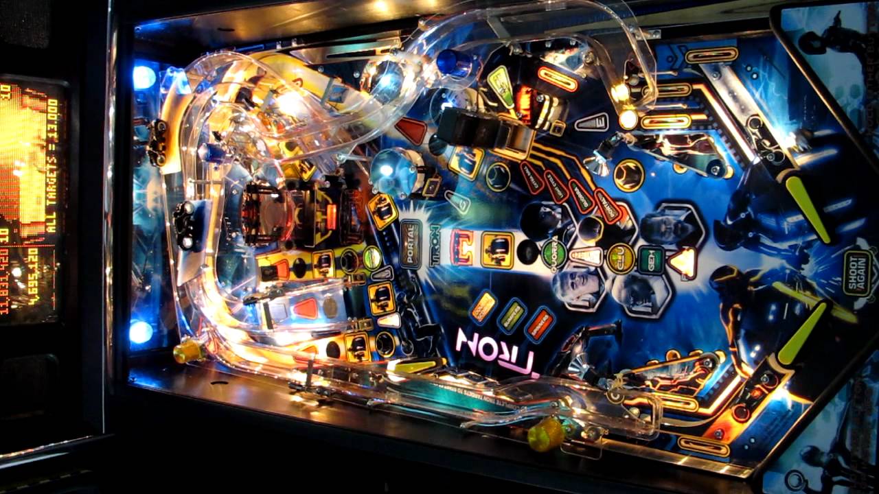 Tron Pinball Machine Gameplay Action in HD! - YouTube