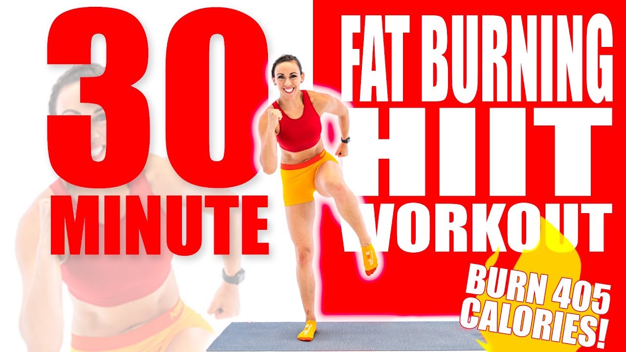 30 Minute Fat Burning HIIT Workout 🔥Burn 405 Calories! 🔥 - YouTube