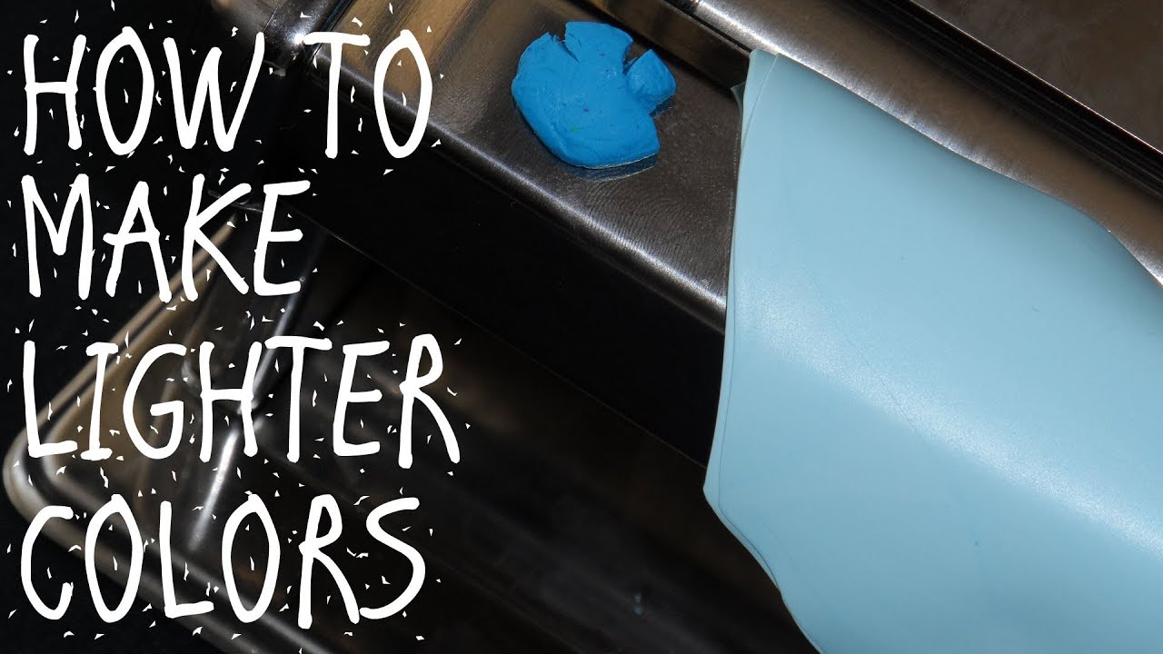 HOW TO MAKE LIGHTER COLORS - POLYMER CLAY TIPS - YouTube